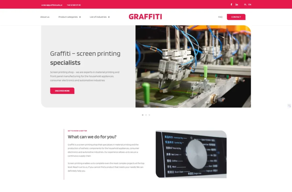 Company Overview Site Development For Graffiti Screen Printing | Curl Ware
